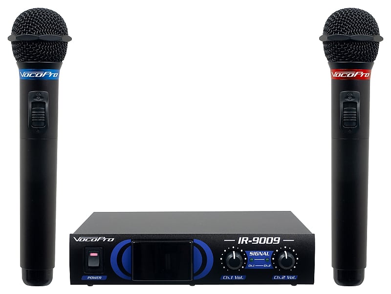 VocoPro Microphone System, Black, 2X2X2 (IR-9009-1) | Reverb