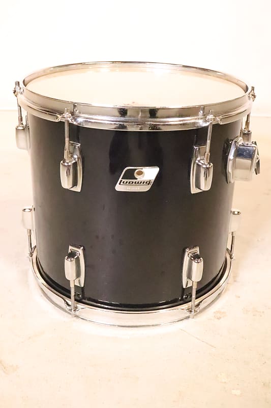 Ludwig 12x13 Rocker Rack Tom 1980's Black | Reverb
