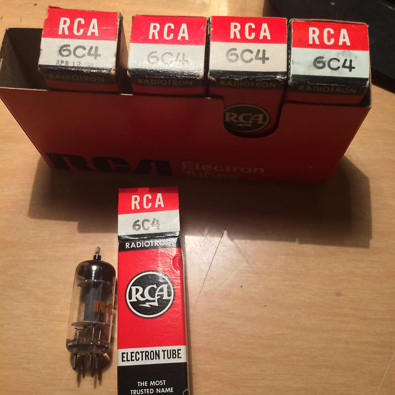 Sleeve NOS RCA 6C4 Tubes | Reverb