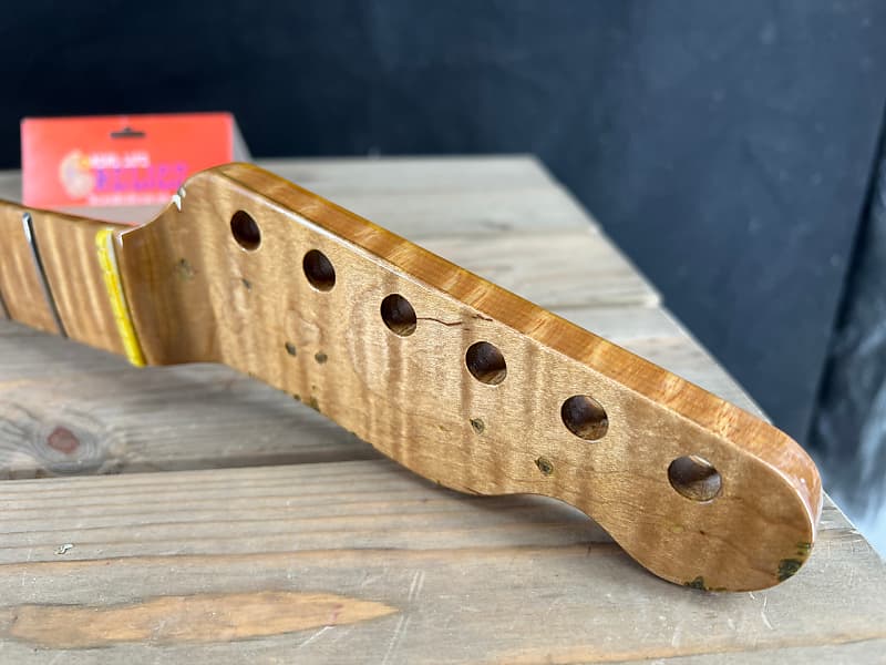 Real Life Relics Curly Maple Roasted Tele® Telecaster® Style | Reverb