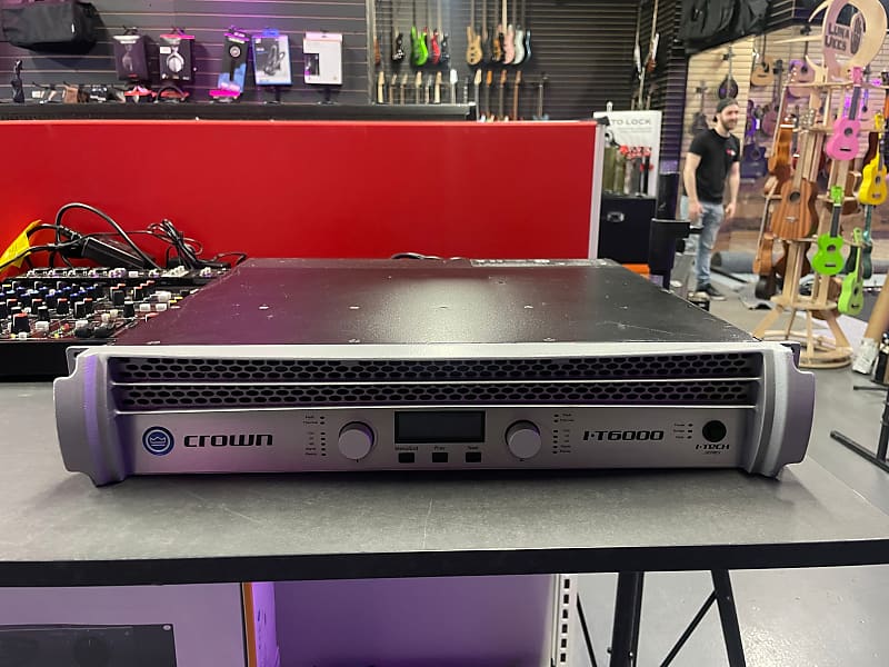 Crown I-T6000 - Power Amplifier with On-Board Programmable | Reverb