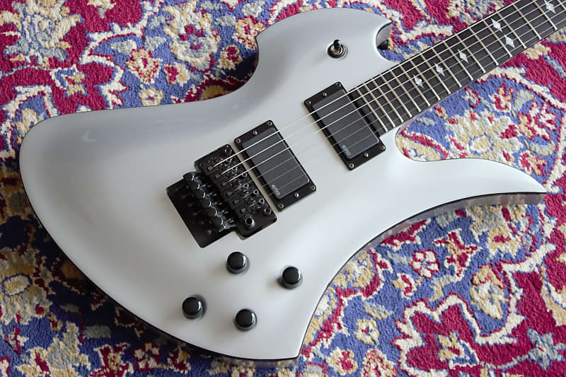 B.C. Rich Mockingbird Pro X - Metallic Silver w/ Black | Reverb