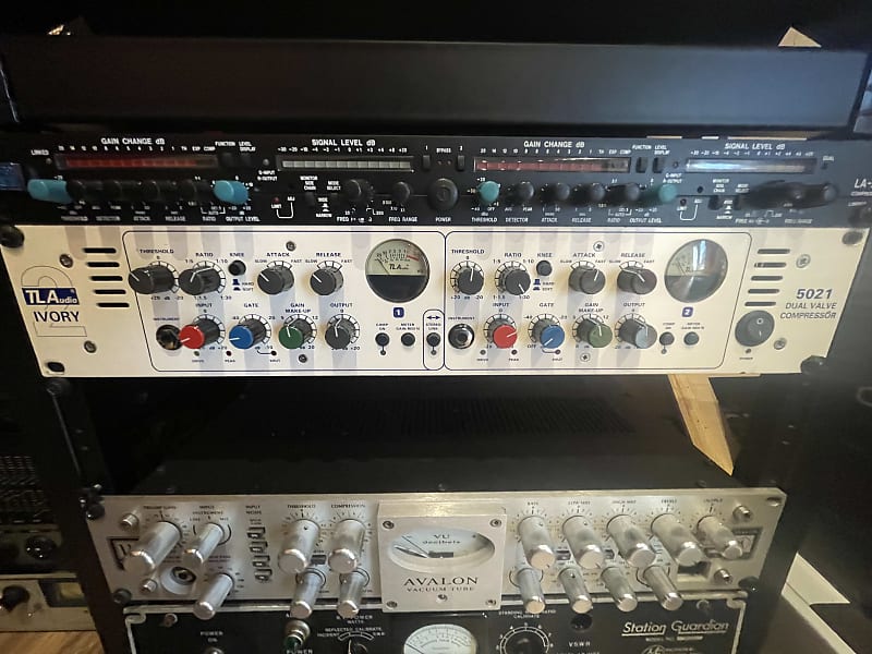 TL Audio 5021 Ivory 2 Series Dual Valve Compressor - White | Reverb