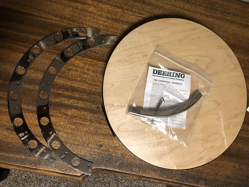 Deering Goodtime Arm Rest and Maple Resonator Fit Kit | Reverb Deering Goodtime Arm Rest and Maple Resonator Fit Kit | Reverb