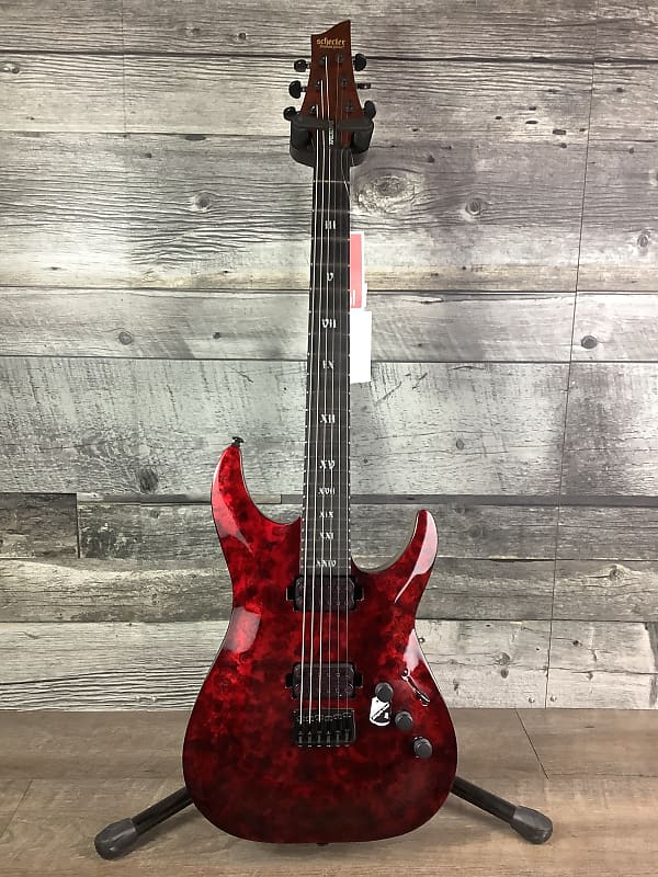 Schecter C-1 Apocalypse - Red Reign | Reverb