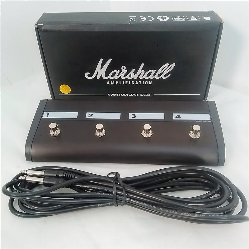 Marshall PEDL-91006 JVM 4-Button Footswitch, PEDL-00045, | Reverb