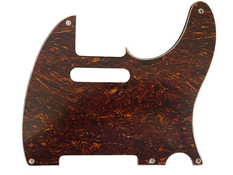 TPG5-ET Tortoise 5-Hole Pickguard for Telecaster Guitar | Reverb