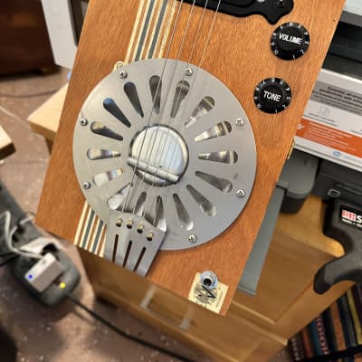 4 String Resonator Cigar Box Guitar | Reverb