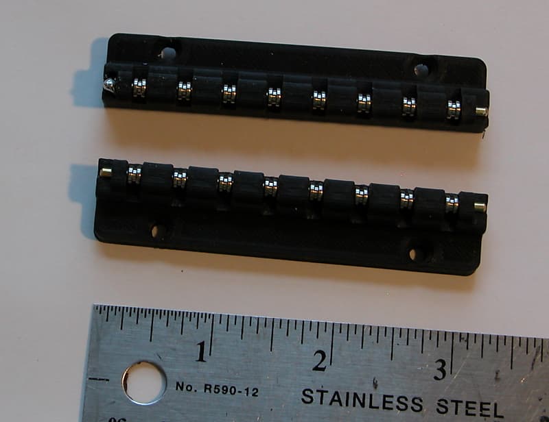 8 String Roller Nut & Bridge 3/8 String Spacing for parallel | Reverb