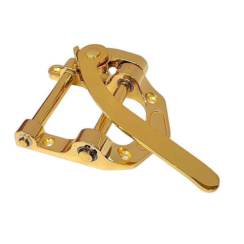 Horseshoe Guitar B5 Vintage Style SCRATCHED Gold Vibrato | Reverb