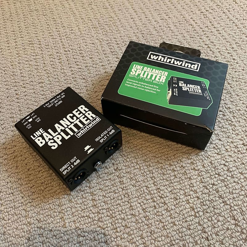 Whirlwind LBS 1x2 Line Balancer and Splitter | Reverb