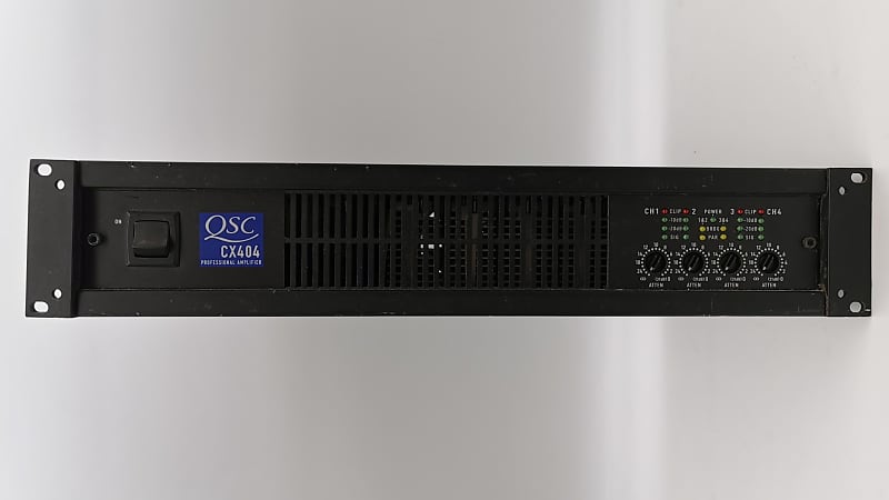 QSC CX404 4-Channel 250W Power Amplifier | Reverb