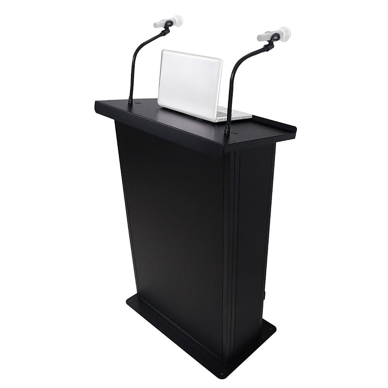 ProX X-MAESTROMEDIA-BL Maestro Speech Lectern Podium for | Reverb
