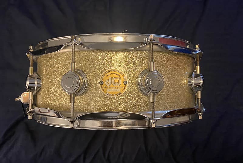 2006 DW/Craviotto Solid Shell Snare Drum - Silver Sparkle | Reverb