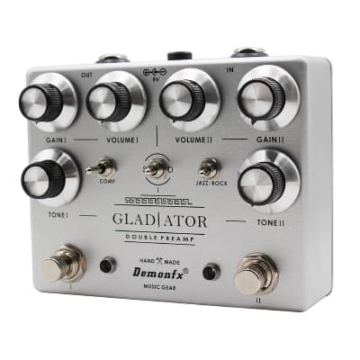 Demon FX GLADIATOR DOUBLE PRE-AMP Guitar Effect Pedal | Reverb