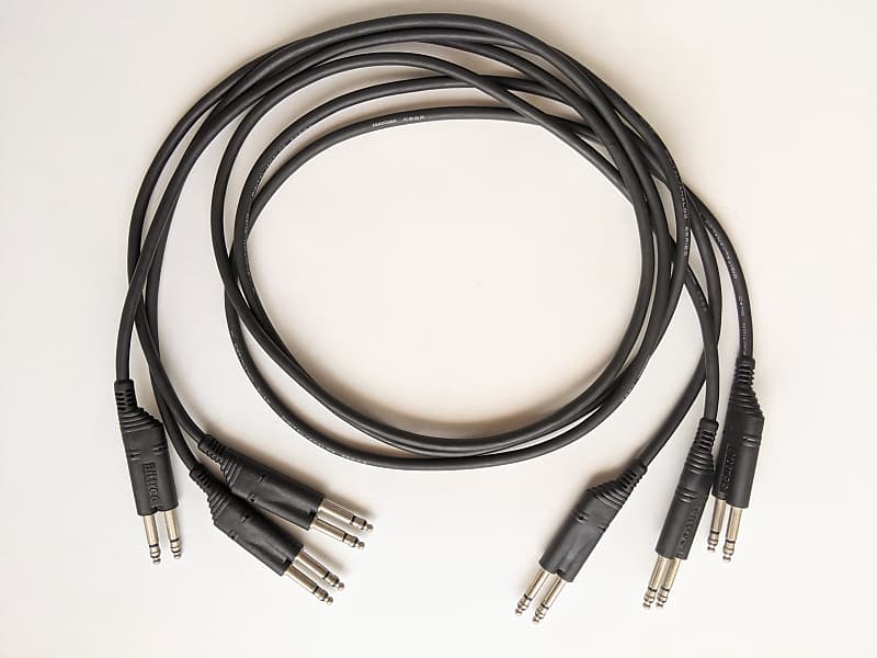 Three Bittree Mogami dual Bantam TT patch cables - 3ft - | Reverb