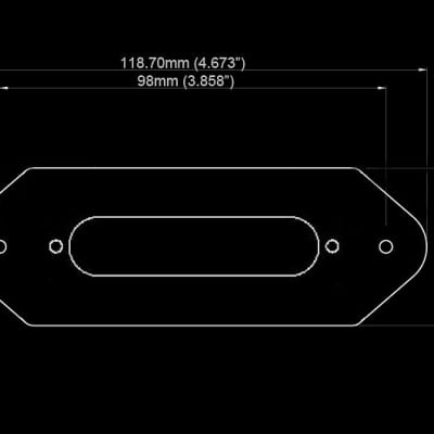 Guitar Parts CONVERSION PICKUP MOUNTING RING P90 DogEar to | Reverb