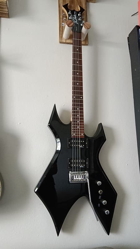 B.C. Rich Warlock (Platinum Series) 1990-2005 - Black Gloss | Reverb