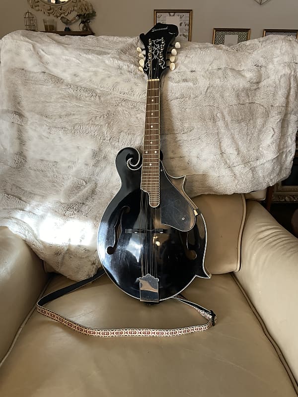 Savannah SF-100 F-Style Mandolin 2010s Black | Reverb