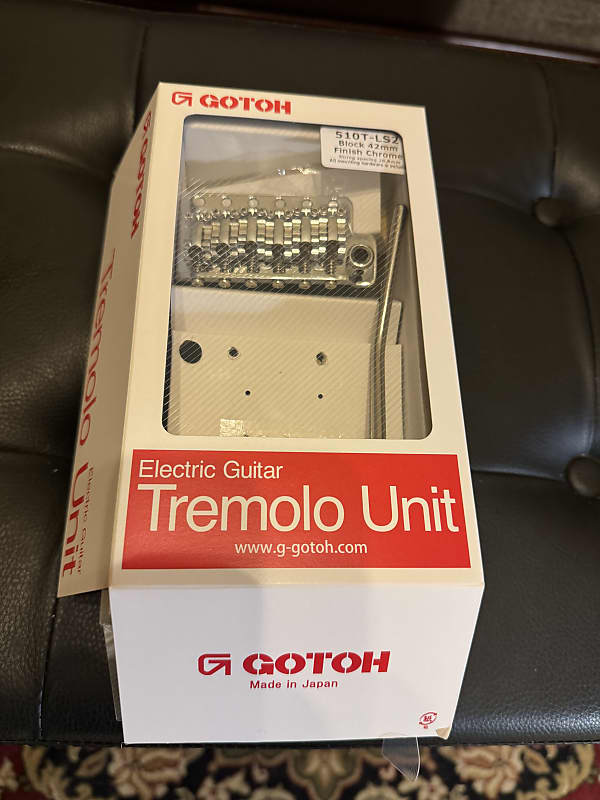 Gotoh 510T-LS2 6-Hole Tremolo. Locking Steel Saddles - Chrome | Reverb