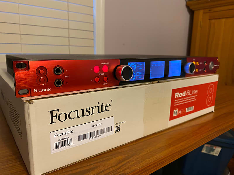Focusrite Red 8Line Dual Thunderbolt 3 and Pro Tools | Reverb