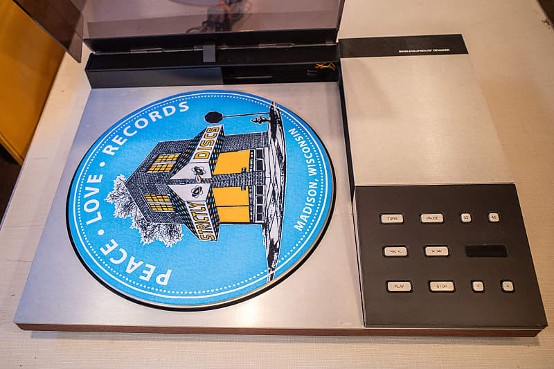 BeoLab Beogram 8000 Turntable 1981 - Black Matte - Silverface | Reverb