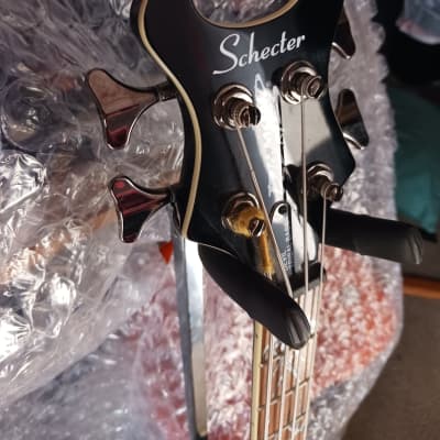 Schecter Devil Tribal Bass 2000's - Gloss Black | Reverb