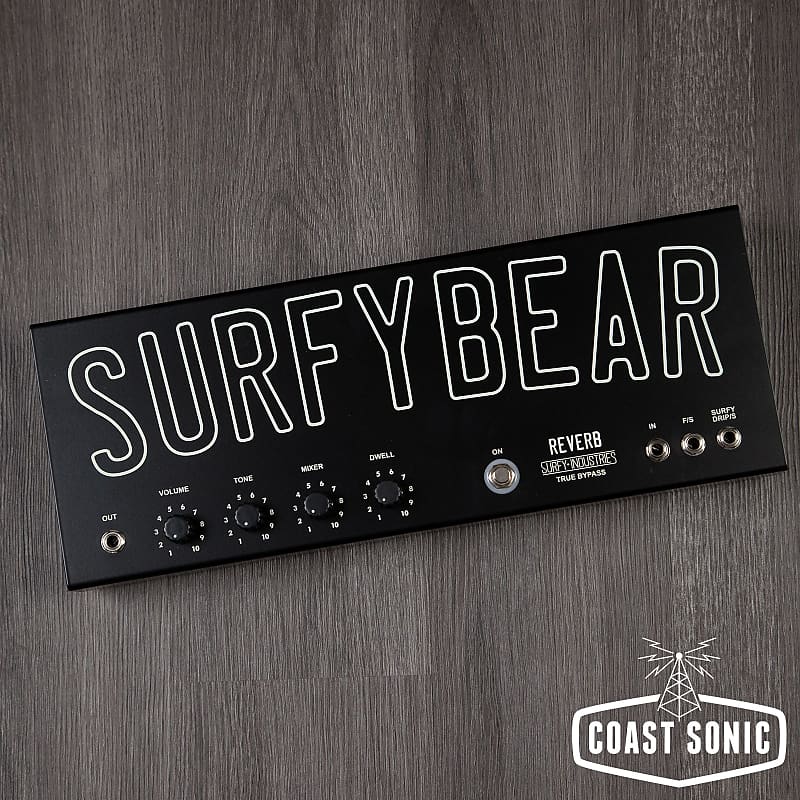 Surfy Industries SurfyBear Metal Reverb Unit V2 *Black* | Reverb