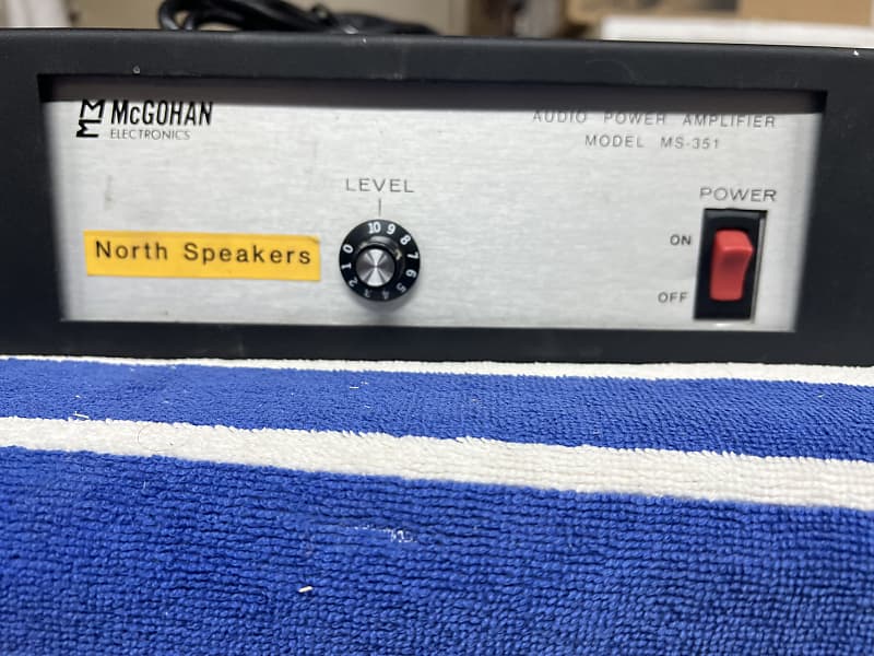 McGohan MS-351 70 Watt Rack Mount Amps MS-351 Pair | Reverb