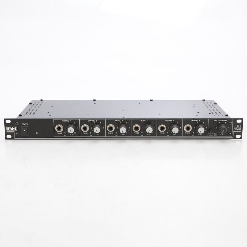 Rane HC-6 6-Channel Headphone Amplifier Console #45130 | Reverb