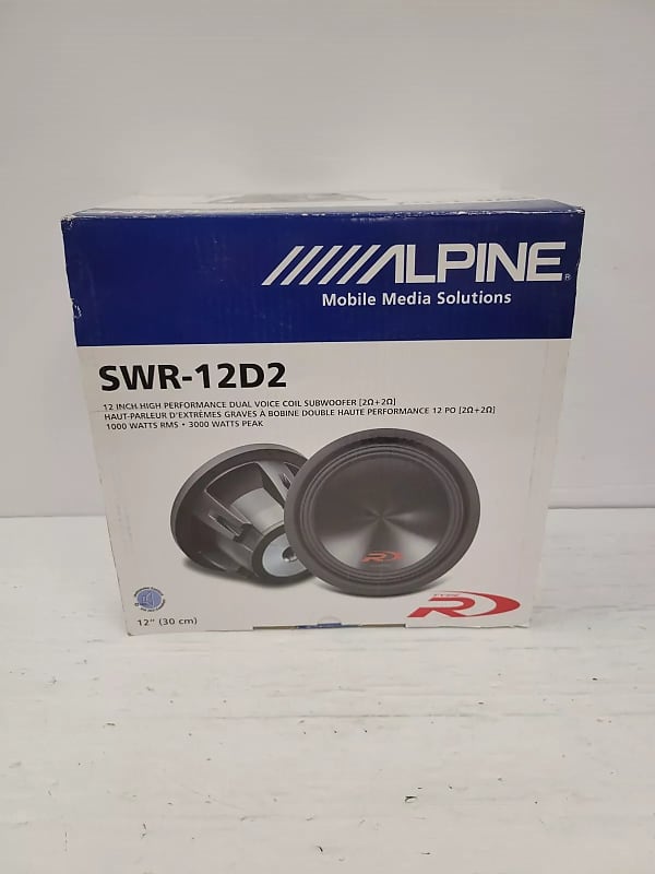 Alpine SWR-12D2 12" Sub | Reverb