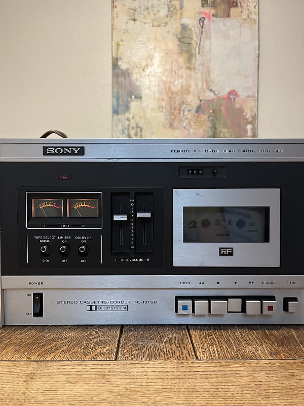 Sony Stereo Cassette-Corder TC-131 SD 1985-1985 - Black / | Reverb