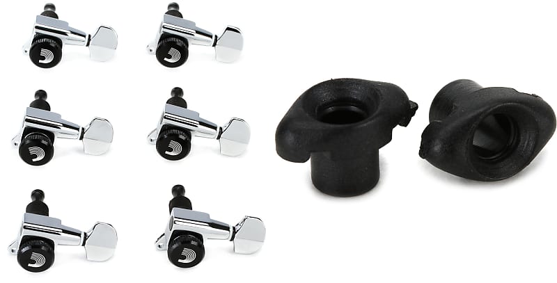 D'Addario Auto-Trim Locking Tuning Machines - 6 In-line - | Reverb
