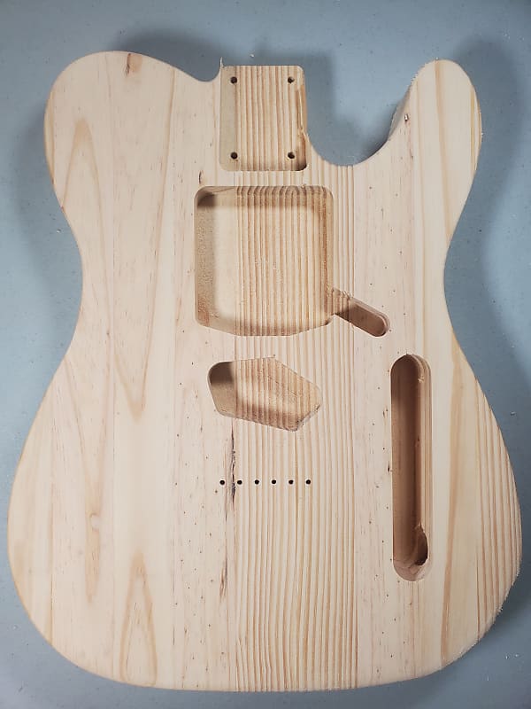 Unfinished Telecaster Style Body | Universal Neck & Middle | Reverb
