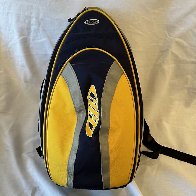 GIG Bag- Alto Saxophone Backpack Case 2005 - Blue + Yellow | Reverb