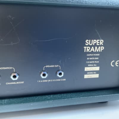 Trace Elliot Super Tramp Solid State Amp Head 90s Green Tolex | Reverb