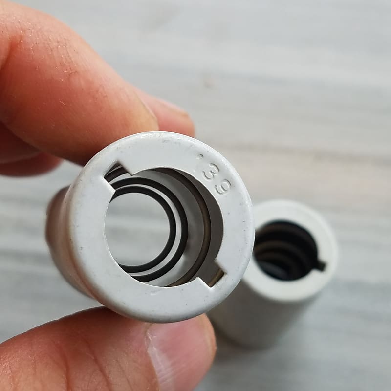 Cinch Pair (2) Tube Shields 12AX7 9-pin J-Slot 139 Fender | Reverb