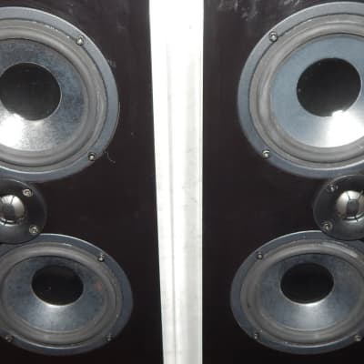 NHT VT-2.4 tower speakers with front grilles | Reverb