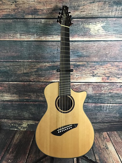 Agile renaissance X 8 string acoustic electric guitar with | Reverb