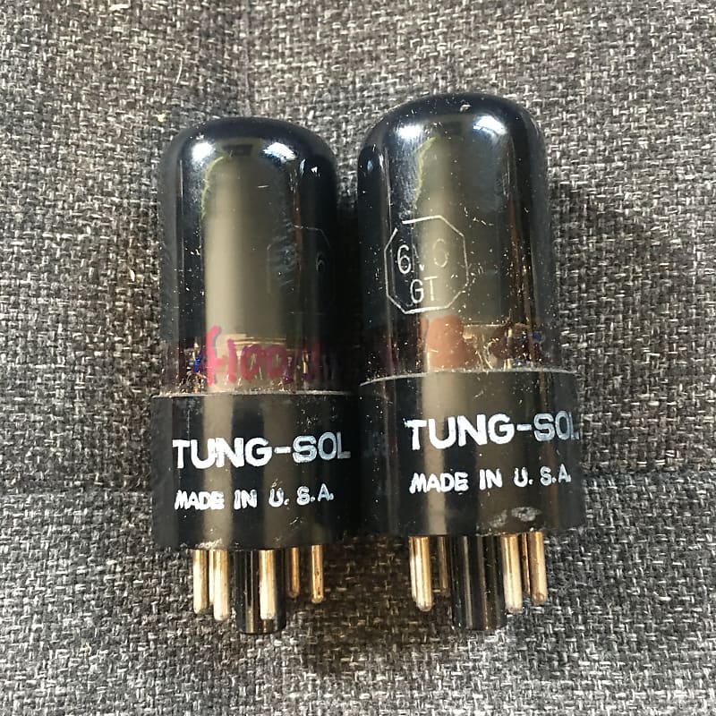 Tung Sol USA Made 6V6GT Pair | Reverb