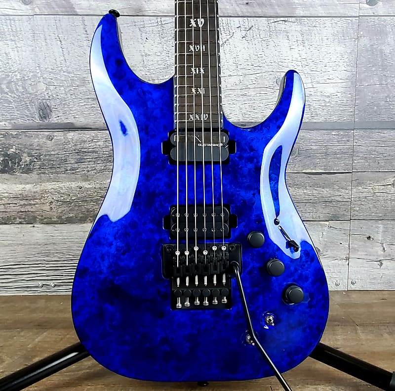 Schecter C-1 FR-S APOCALYPSE BLUE REIGN | Reverb Canada