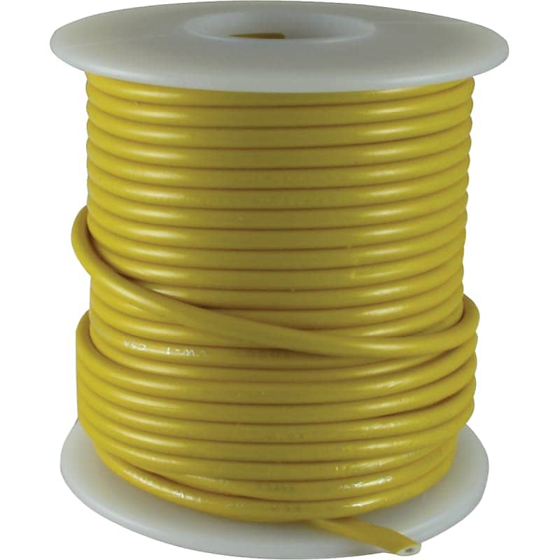Wire - 22 AWG Solid Core, PVC, 600V, 50 Foot Roll, Color: | Reverb