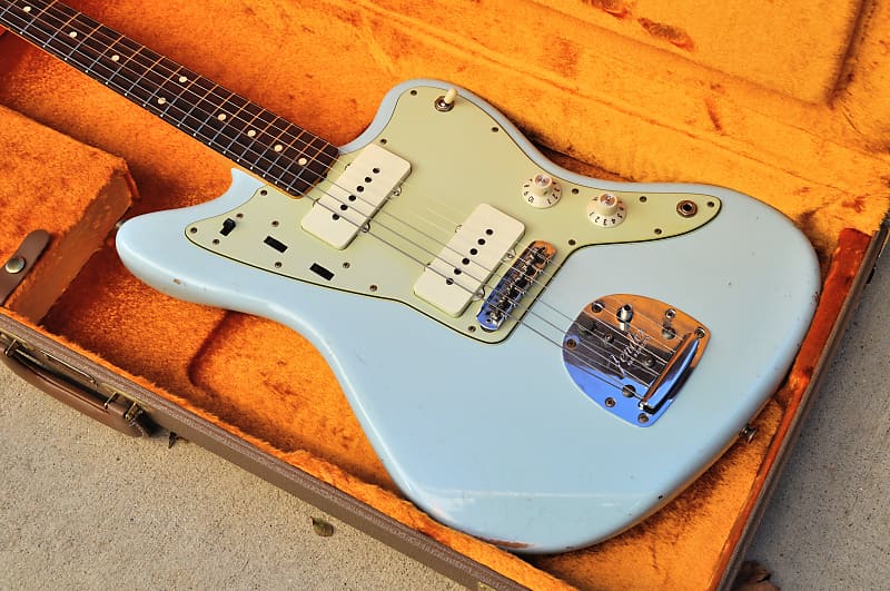 Fender Custom Shop Jazzmaster 2014 Sonic Blue Relic w/ | Reverb