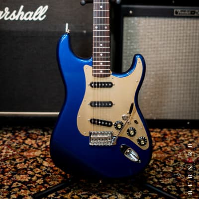 Fernandes Stratocaster Sparkle Blue MIJ with Tons of Upgrades | Reverb