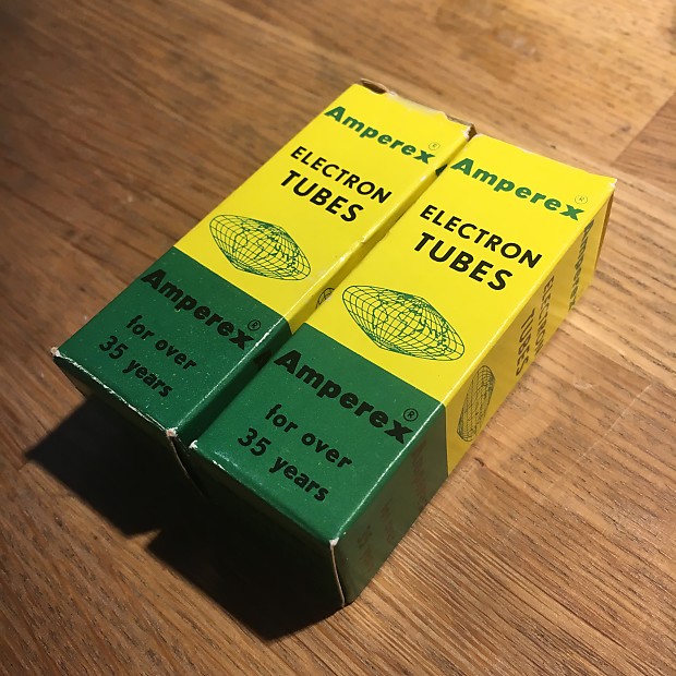 Amperex 7062 Vacuum Tube Matched Pair 12AT7 E180CC | Reverb
