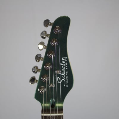 Schecter Diamond Series Tele with Bigsby Bridge, Green (Used) | Reverb