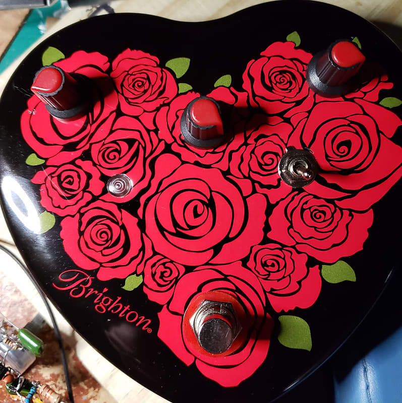 Handmade "Rose Heart" Drive pedal | Reverb