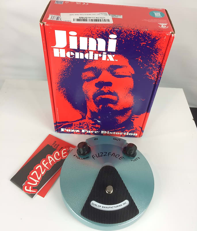 Dunlop JHF1 Jimi Hendrix Fuzz Face Distortion Pedal | Reverb