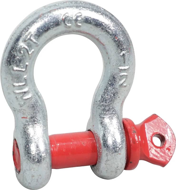 2 Ton 1/2" Galvanized Screw Pin Anchor U Shackle | Reverb