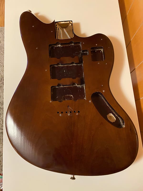 poplar Jazzmaster Body 3-Pickup Routed 2022 - Tobacco Brown | Reverb